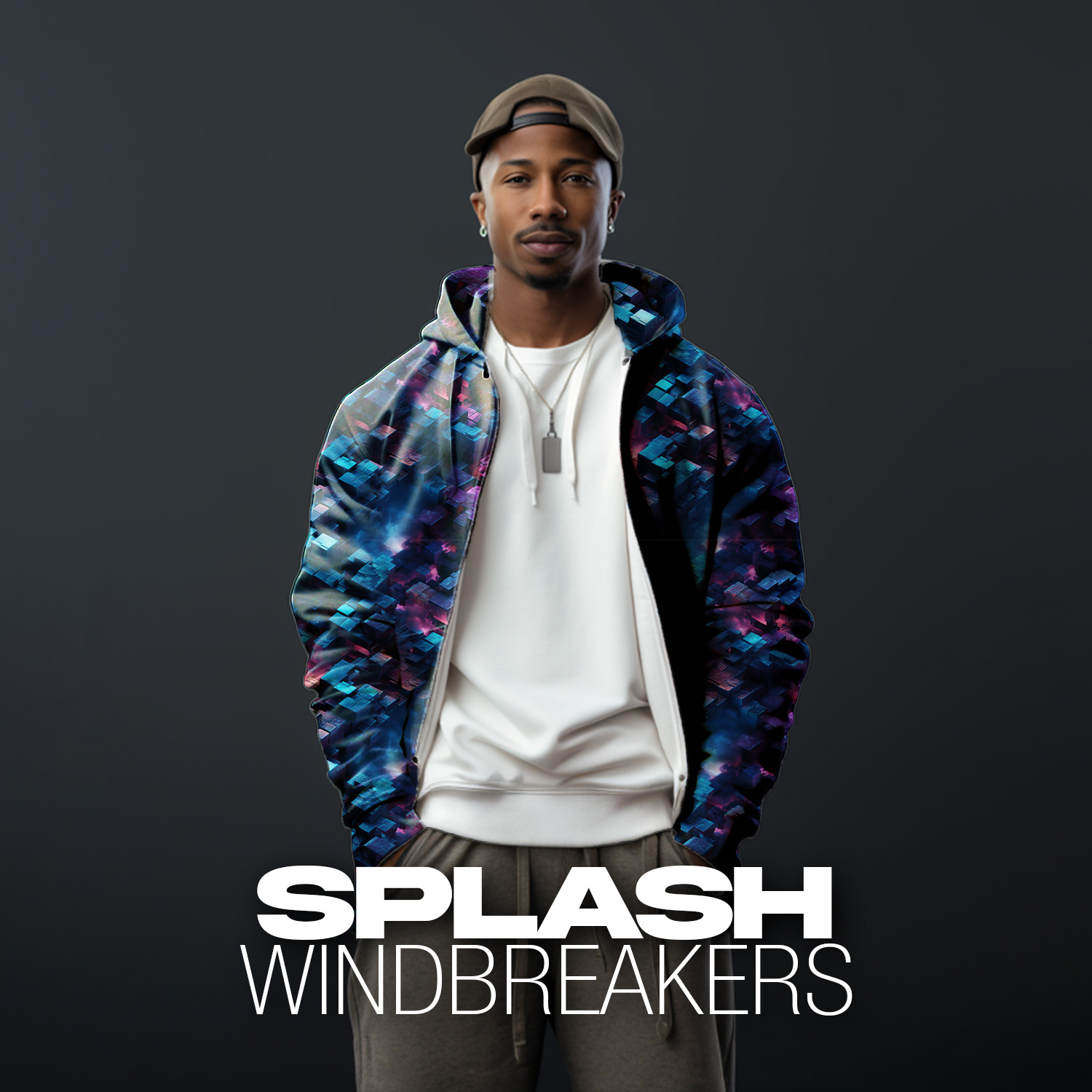 Stylish Optical Illusion Windbreakers | ColorSplash Illusions